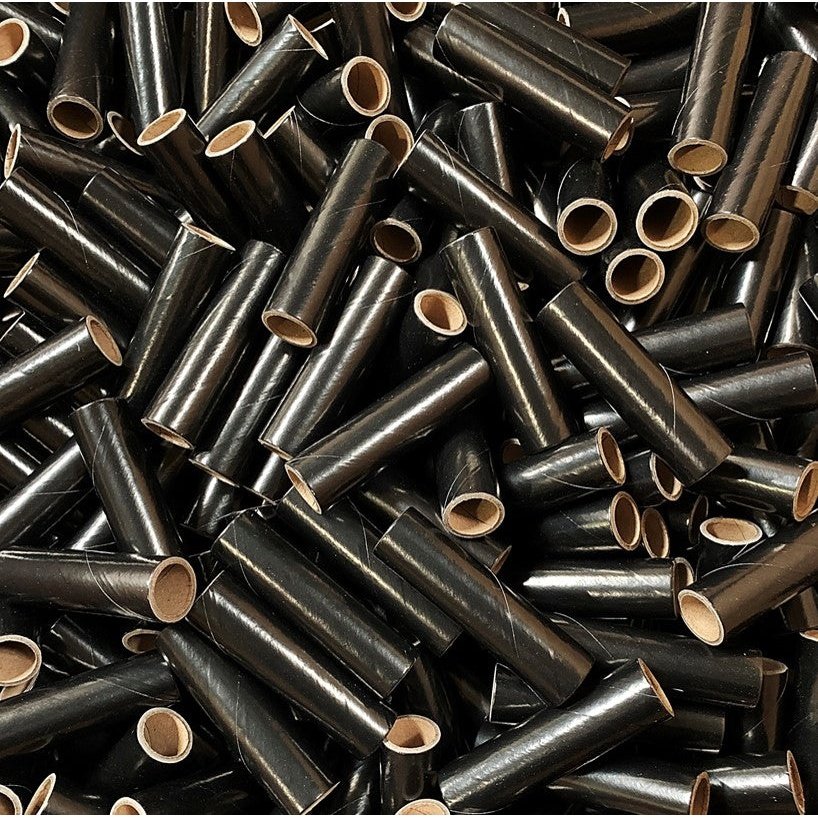 25 pc 3/4" id - 3 1/2" Long Black Kraft Tube – Pyro Direct