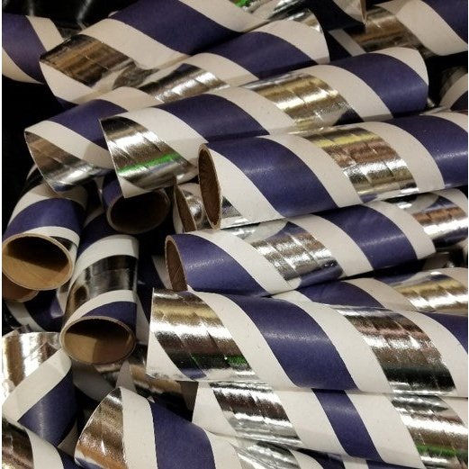 10pc 1.50" ID x 7" White, Blue and Silver Foil Kraft Tube – Pyro Direct