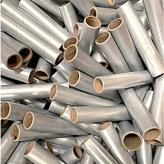 25 pc 1" id -6" Long Silver Kraft Tube – Pyro Direct