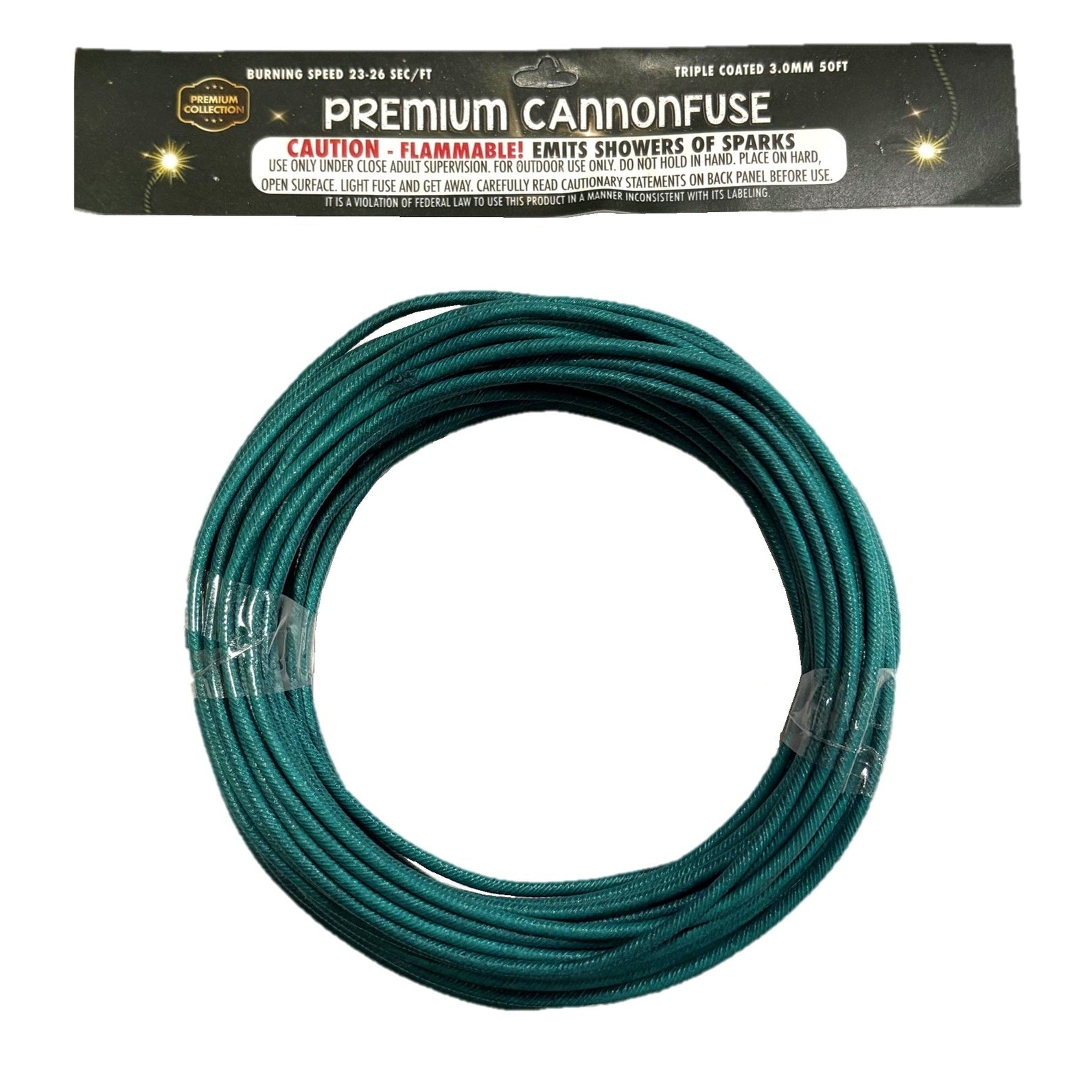 50FT PREMIUM CANNONFUSE – Pyro Direct