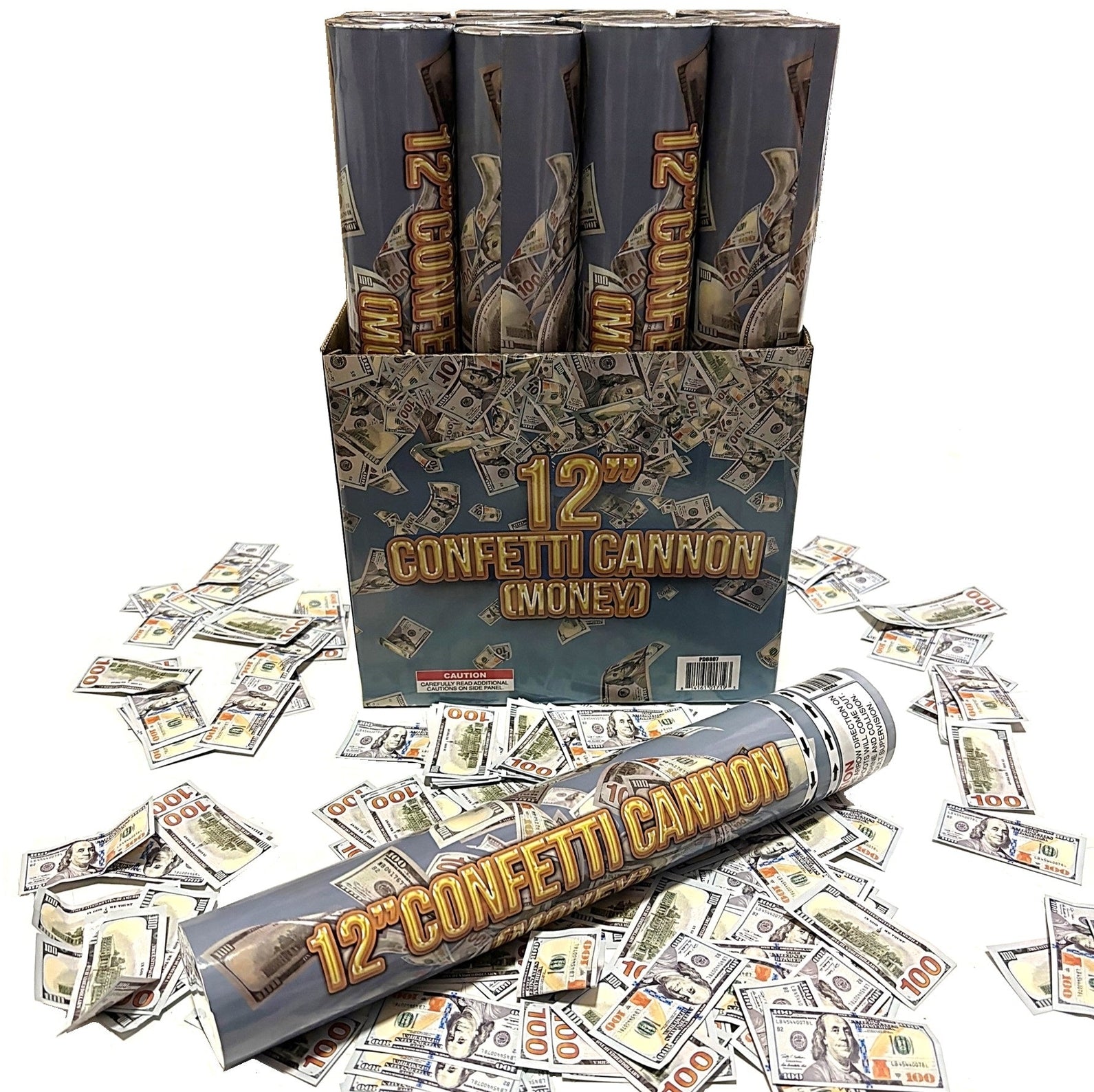 12pc Money Confetti Cannon 12" – Pyro Direct