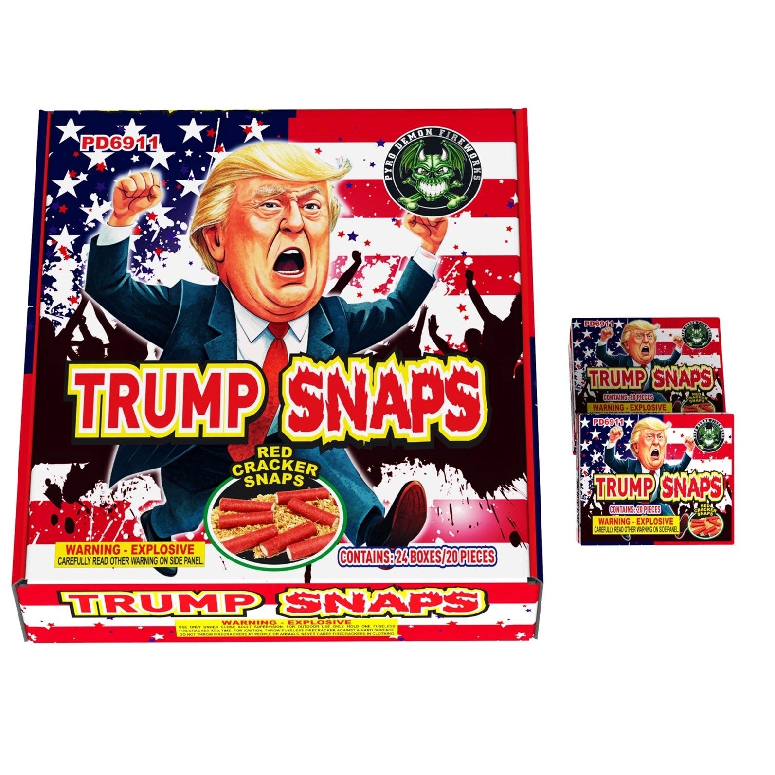 Trump Snaps Adult Snaps - 1 Box 20pc – Pyro Direct