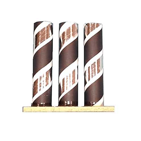 3 Musketeer Tube Black, White and Silver Foil – Pyro Direct