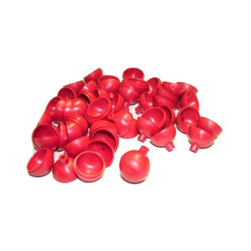 25set 1" Red Plastic Ball Shell – Pyro Direct