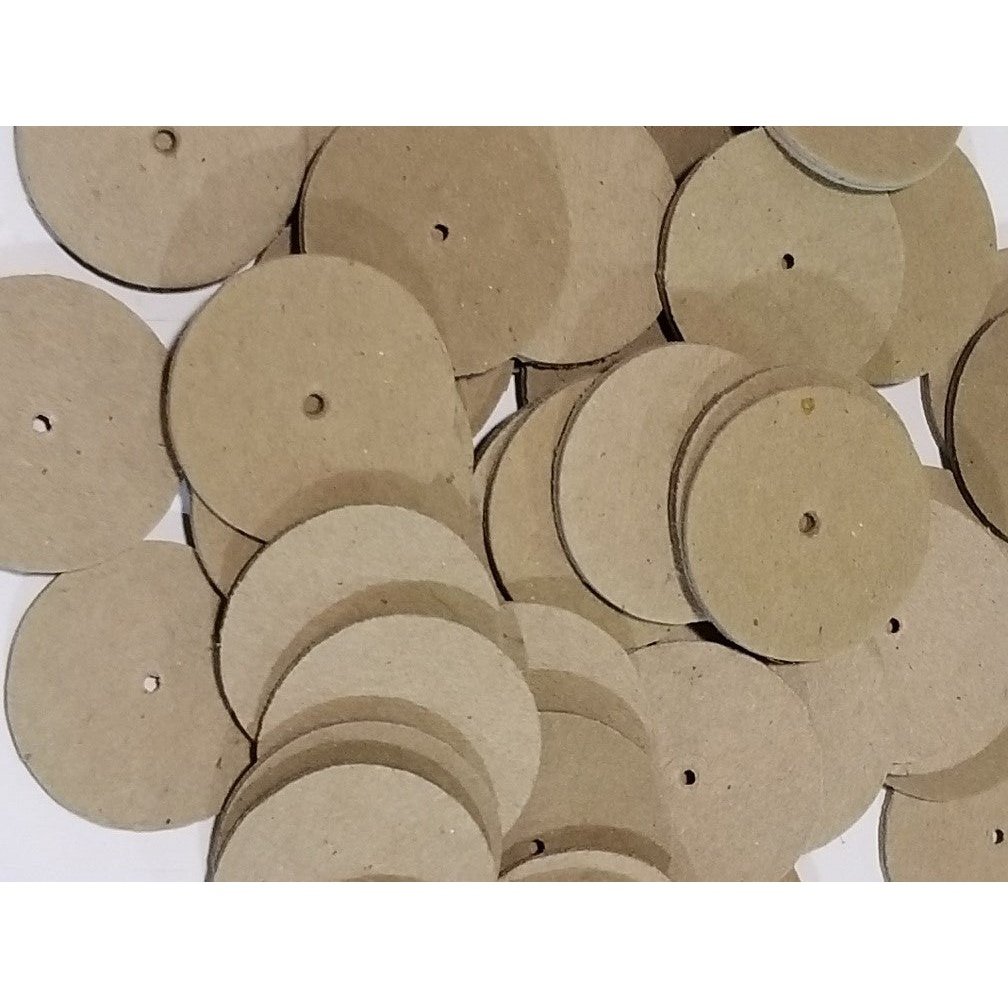 50pc 1.5" Paper Disc w/Hole – Pyro Direct