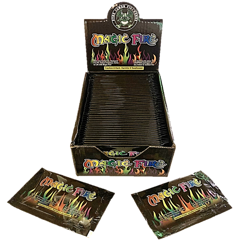 Magic Fire - 48 Packs - 15 grams ea – Pyro Direct
