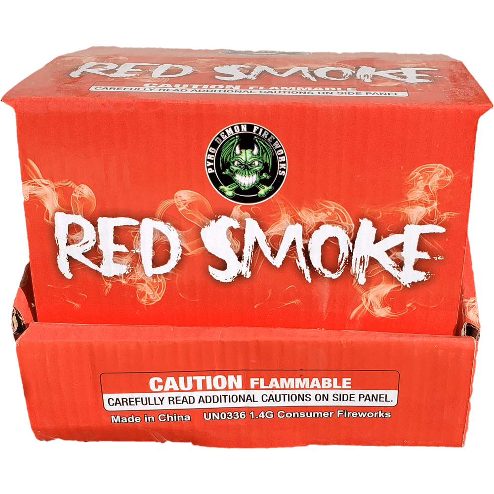 Red Smoke Bomb - Box of 30 – Pyro Direct