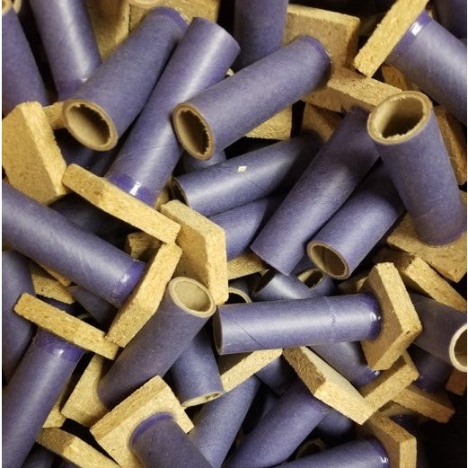 Single Shot 3/4" ID Blue Tube w/Base - set of 10 – Pyro Direct